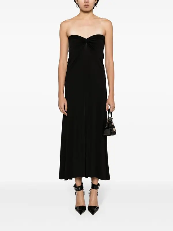 David Koma Strapless Maxi Dress