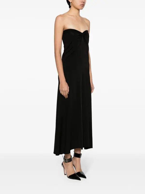 David Koma Strapless Maxi Dress