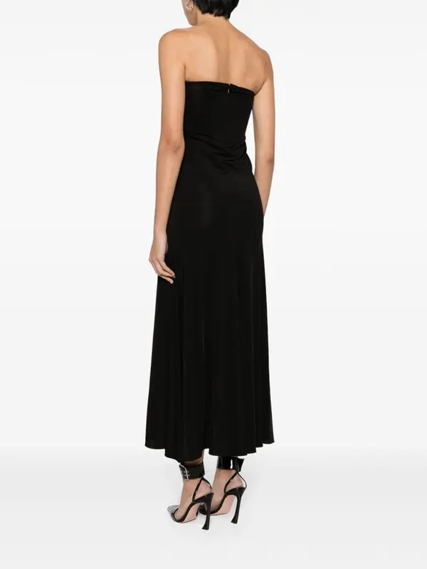 David Koma Strapless Maxi Dress