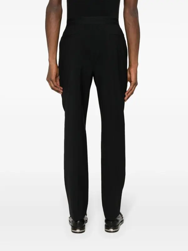 MSGM Logo-waistband Tapered Trousers