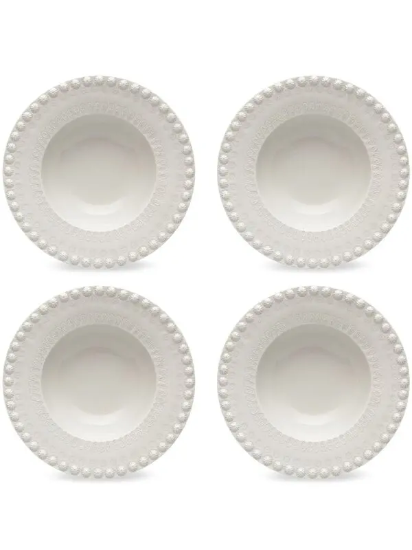 BORDALLO PINHEIRO Fantasia Soup Plate - Neutrals