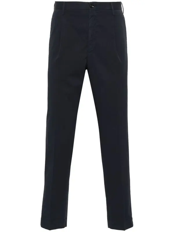Incotex Stretch-cotton Tapered Trousers