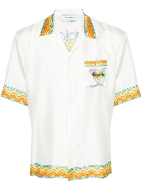 Casablanca Afro Cubism Silk Shirt
