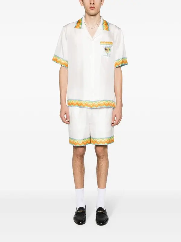 Casablanca Afro Cubism Silk Shirt