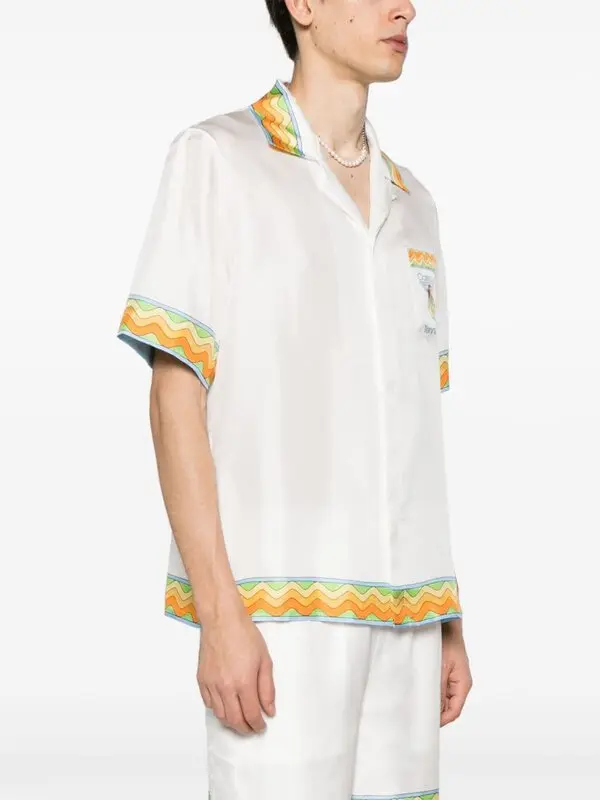 Casablanca Afro Cubism Silk Shirt