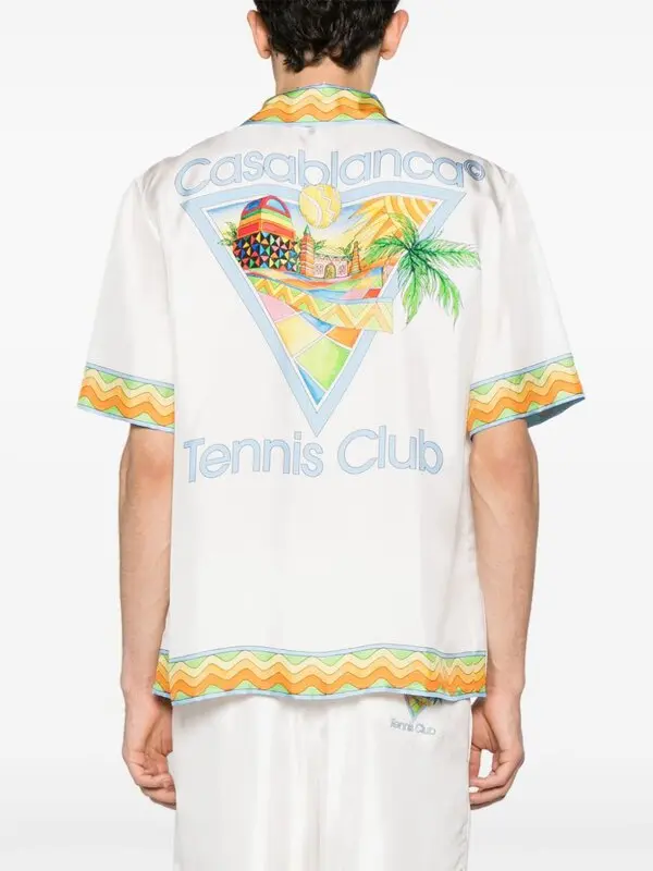 Casablanca Afro Cubism Silk Shirt