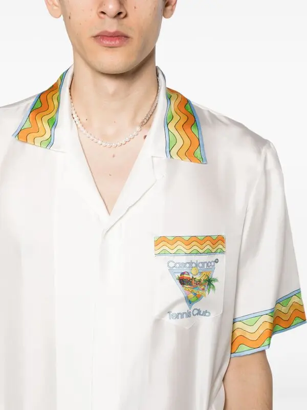 Casablanca Afro Cubism Silk Shirt