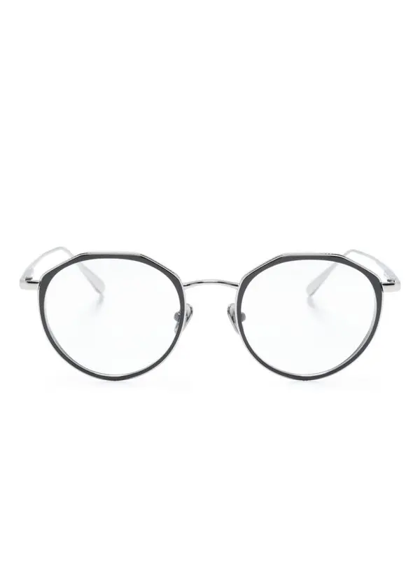 Linda Farrow Cesar Round-frame Glasses - Black