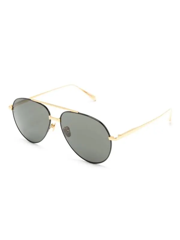 Linda Farrow Marcelo Pilot-frame Sunglasses