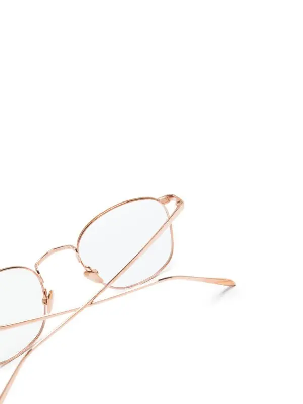 Linda Farrow Round Frame Eyeglasses