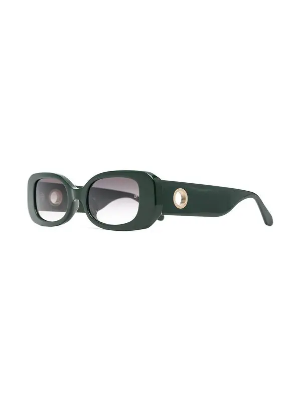 Linda Farrow Logo-plaque Square Sunglasses