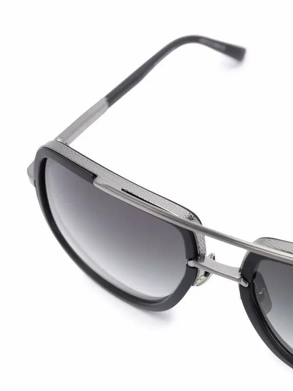 Dita Square-frame Sunglasses - Silver