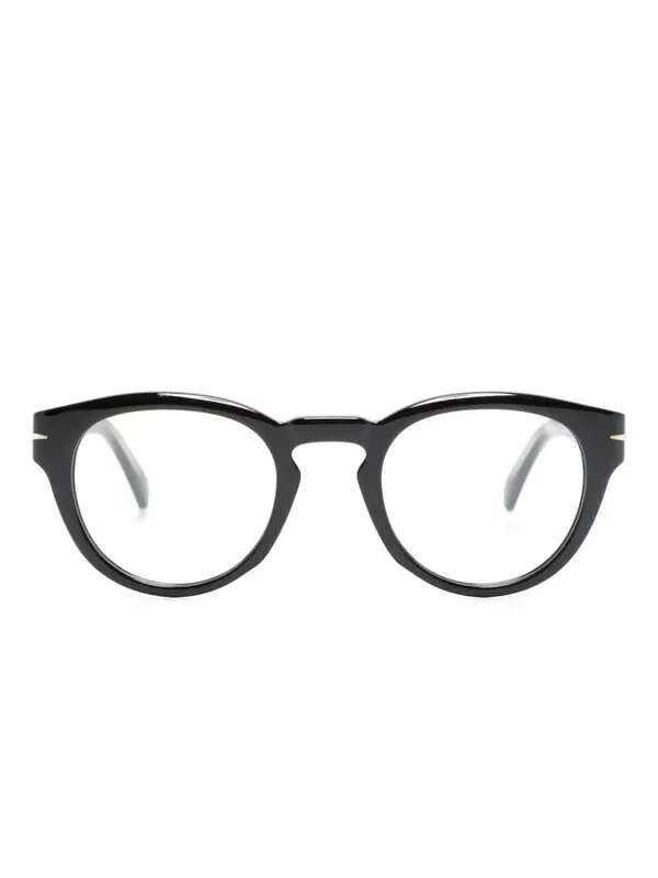 DB EYEWEAR BY DAVID BECKHAM Logo Plaque Round-frame Glasses