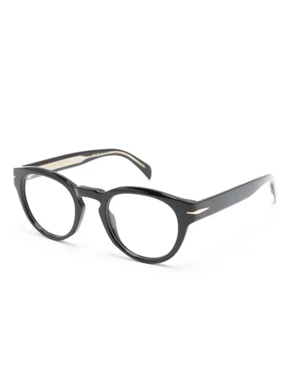DB EYEWEAR BY DAVID BECKHAM Logo Plaque Round-frame Glasses