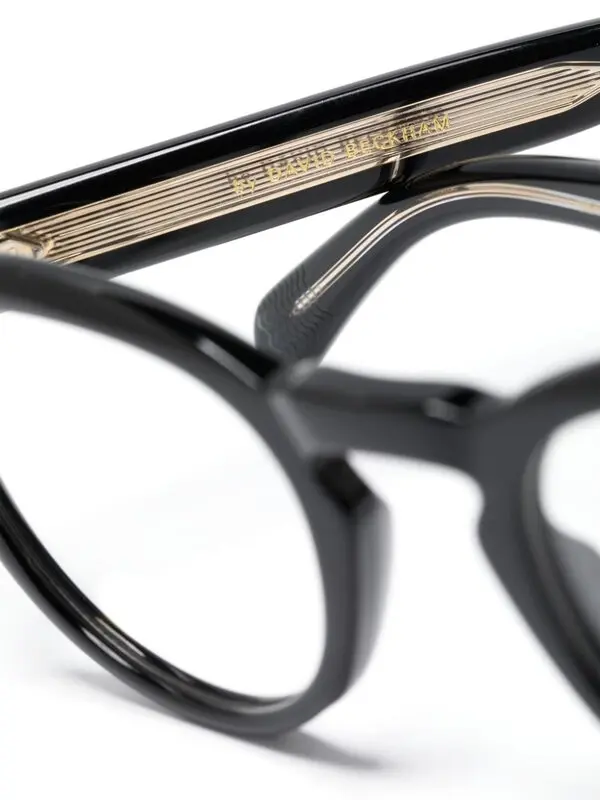 DB EYEWEAR BY DAVID BECKHAM Logo Plaque Round-frame Glasses