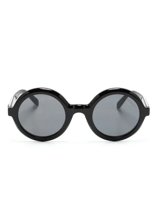 Moncler Orbit Round-frame Sunglasses - Black