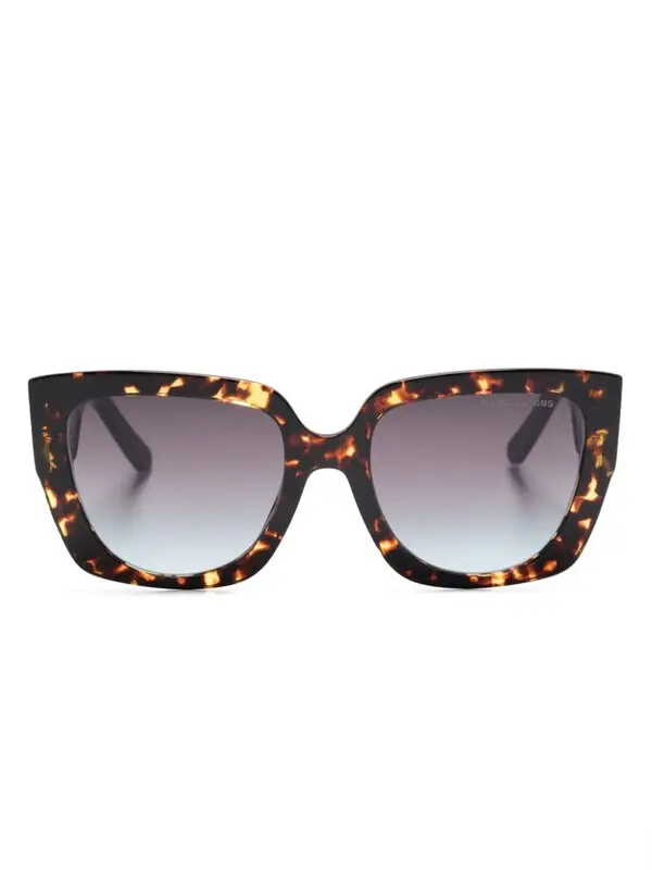 Marc Jacobs J Marc Square-frame Sunglasses - Brown