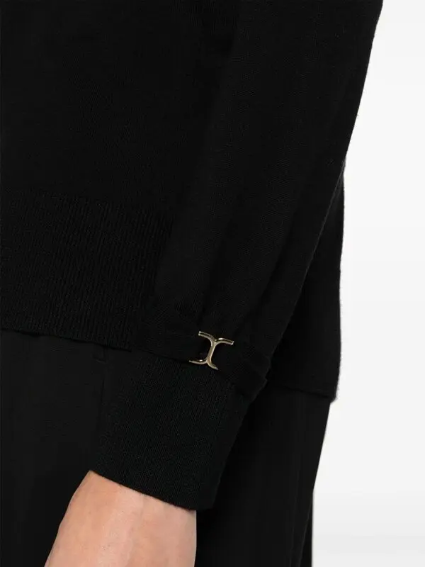 Chloé Marcie-buckled Jumper - Black