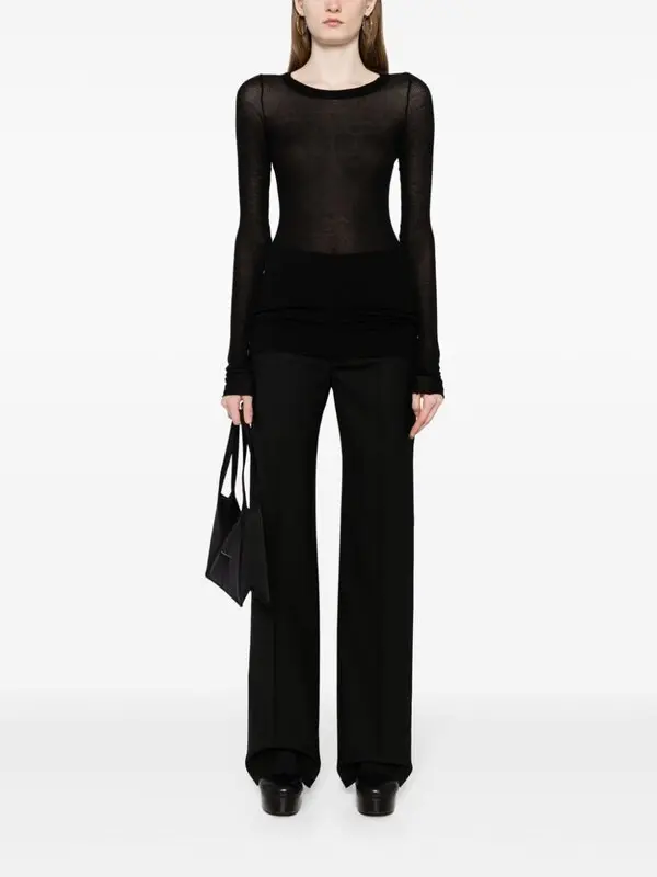 Rick Owens Straight-leg Tailored Trousers - Black