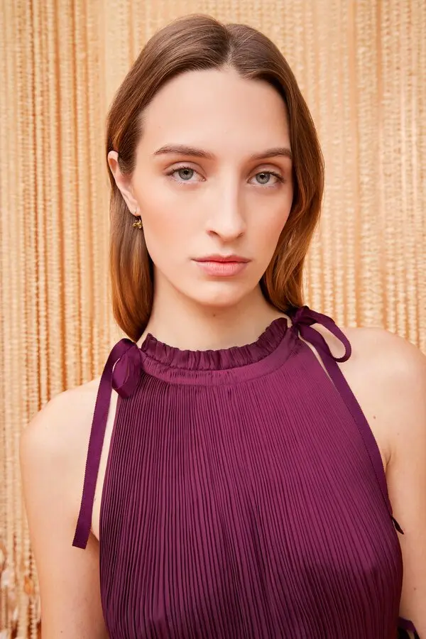 ulla johnson augustine pleated maxi dress Ulla Johnson Augustine Pliss Satin Maxi Dress, $695 | NET-A-PORTER.COM