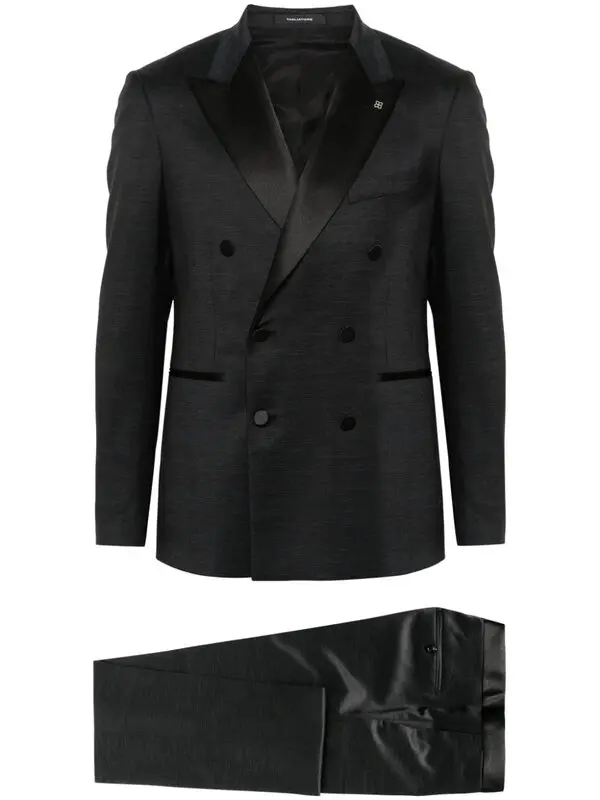 Tagliatore Double-breasted Suit - Black
