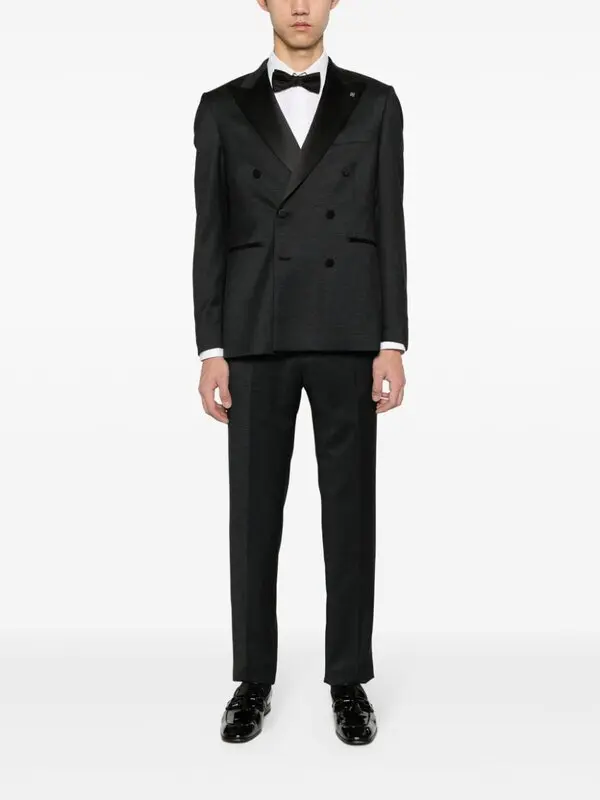 Tagliatore Double-breasted Suit - Black