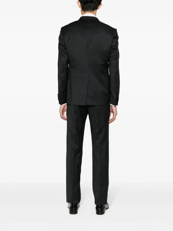 Tagliatore Double-breasted Suit - Black