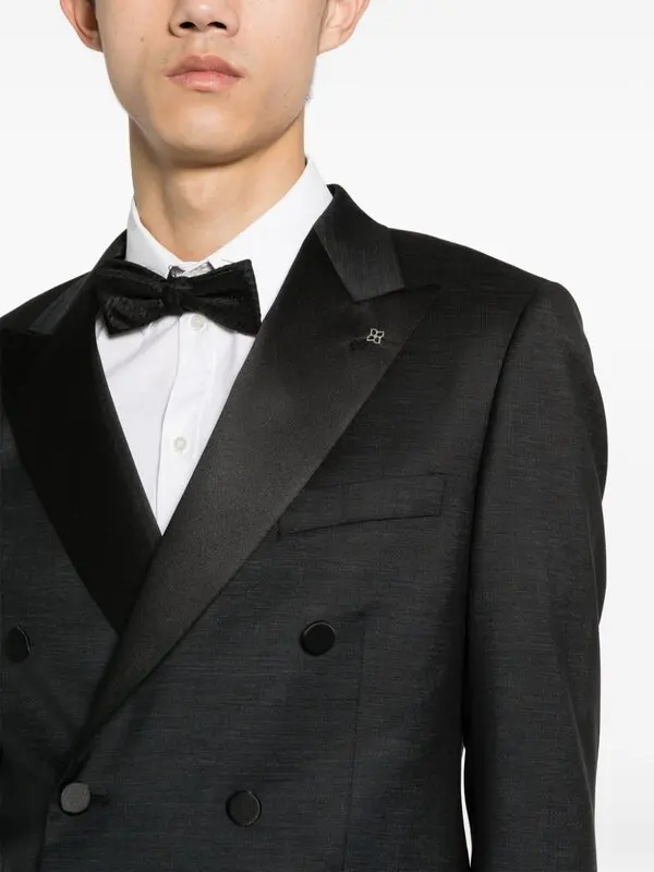Tagliatore Double-breasted Suit - Black