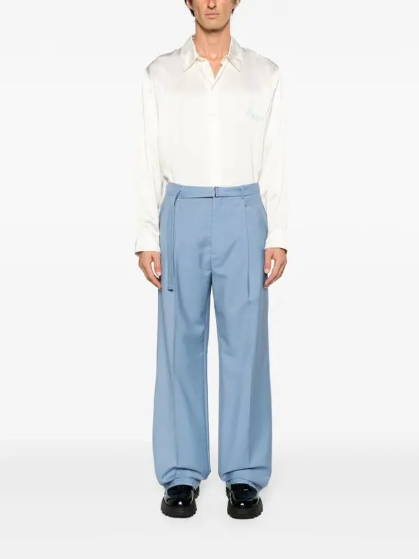 LANVIN Wide-leg Wool Trousers