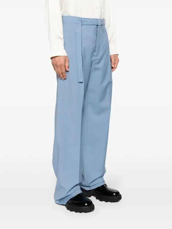 LANVIN Wide-leg Wool Trousers
