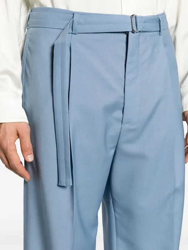 LANVIN Wide-leg Wool Trousers