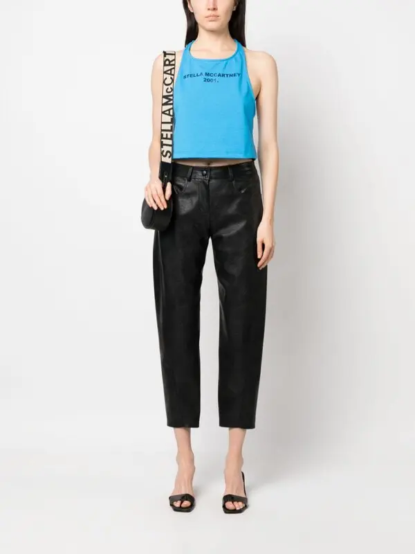 Stella McCartney Logo-print Tank Top - Blue
