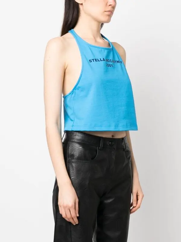 Stella McCartney Logo-print Tank Top - Blue