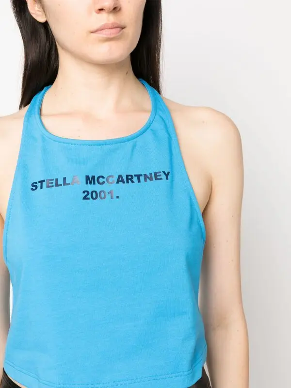 Stella McCartney Logo-print Tank Top - Blue