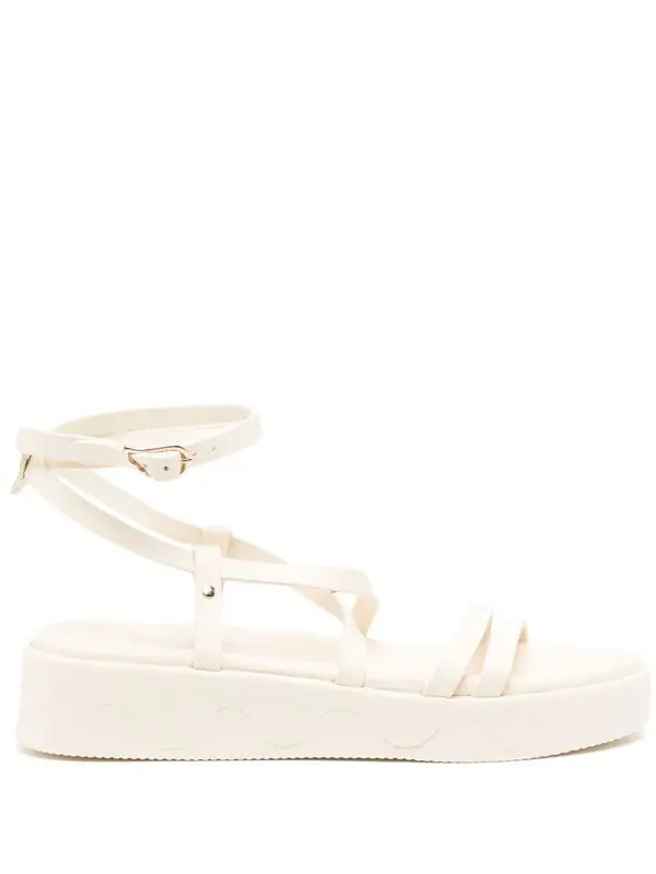 ANCIENT GREEK SANDALS Aristea Leather Sandals - White