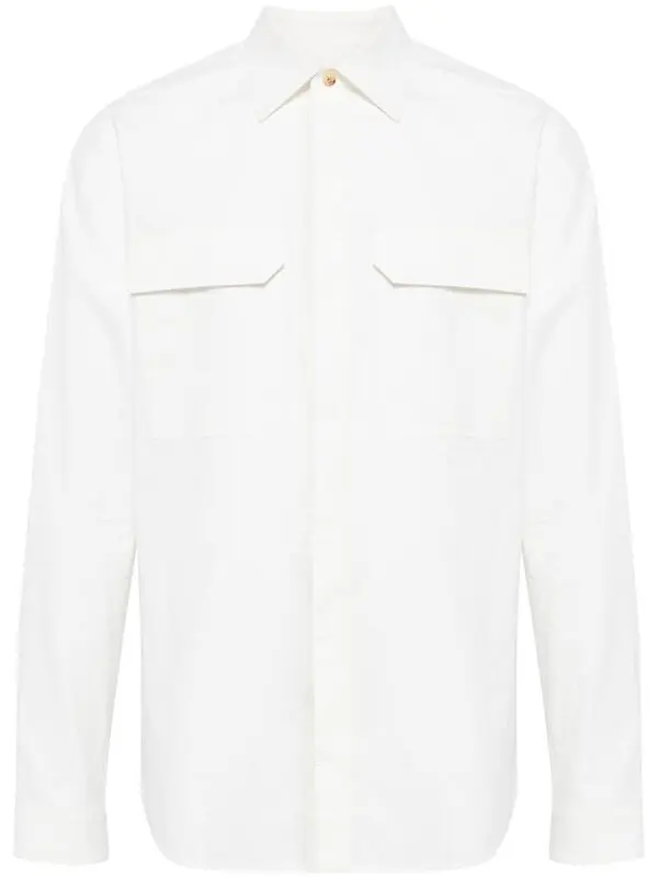 Rick Owens Long-sleeve Cotton Shirt