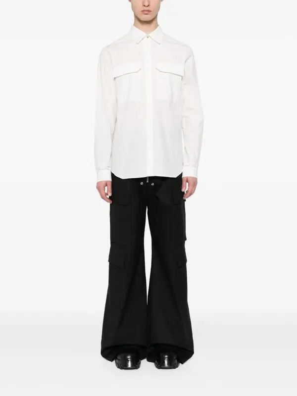 Rick Owens Long-sleeve Cotton Shirt
