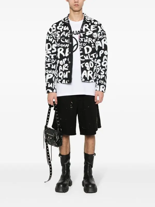 Dsquared2 80's Pop Culture" Denim Jacket