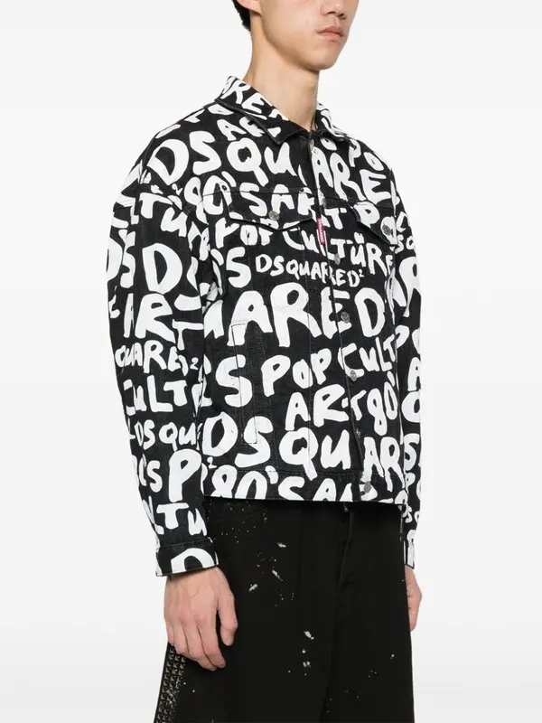 Dsquared2 80's Pop Culture" Denim Jacket