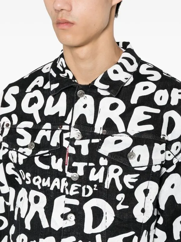 Dsquared2 80's Pop Culture" Denim Jacket