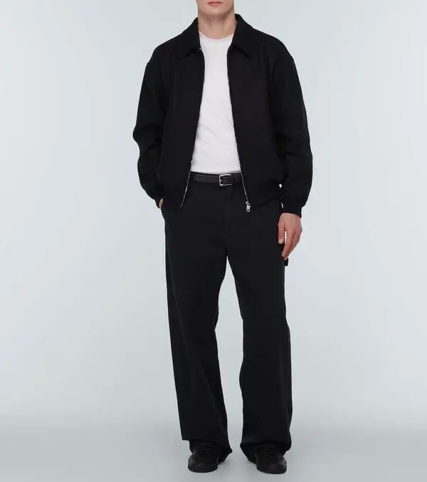 Dolce & Gabbana Saint Tropez Leather Sneakers - Black