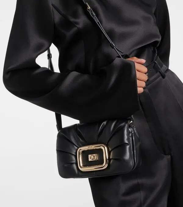 ROGER VIVIER Viv' Mini Leather Shoulder Bag
