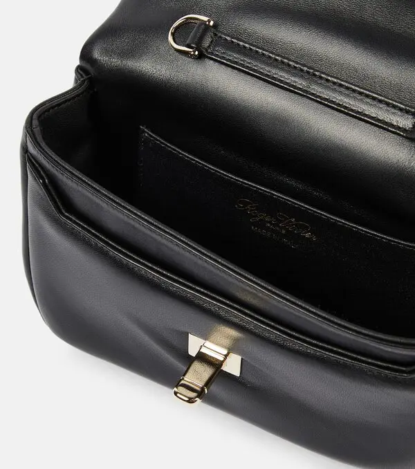 ROGER VIVIER Viv' Mini Leather Shoulder Bag