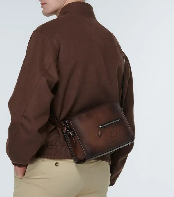 Berluti Journalier Scritto Leather Briefcase