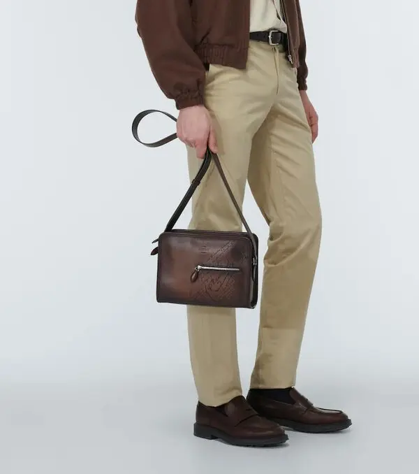 Berluti Journalier Scritto Leather Briefcase