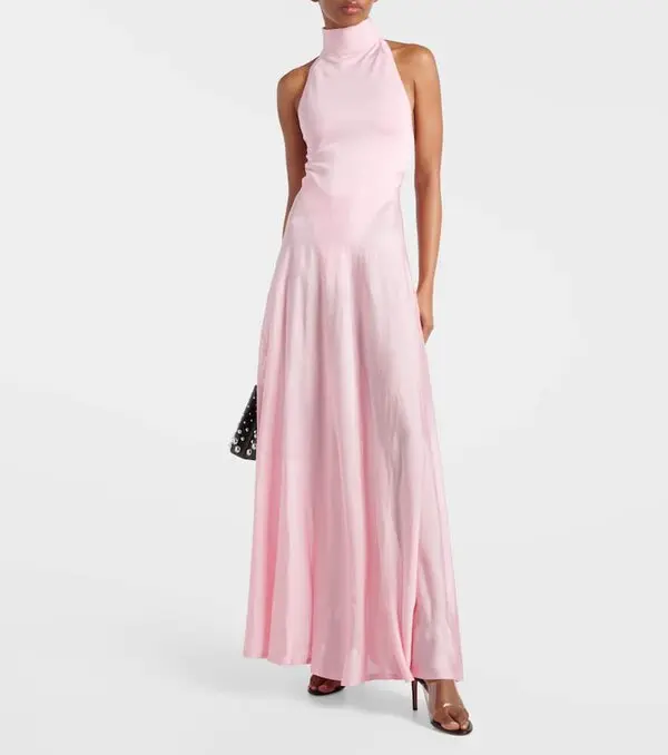 Alaïa Turtleneck Maxi Dress