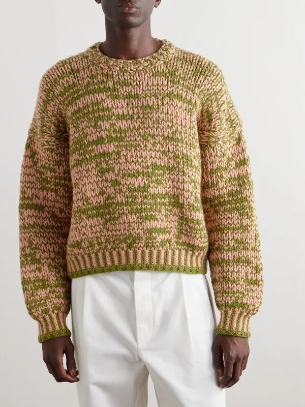 FEDERICO CURRADI Two-tone Wool Sweater