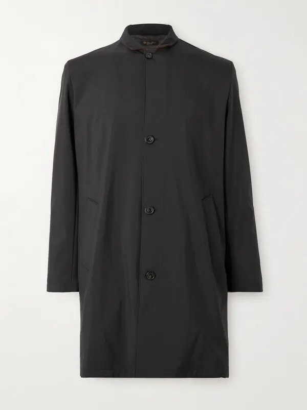 Loro Piana Sebring Windmate Car Coat - Black