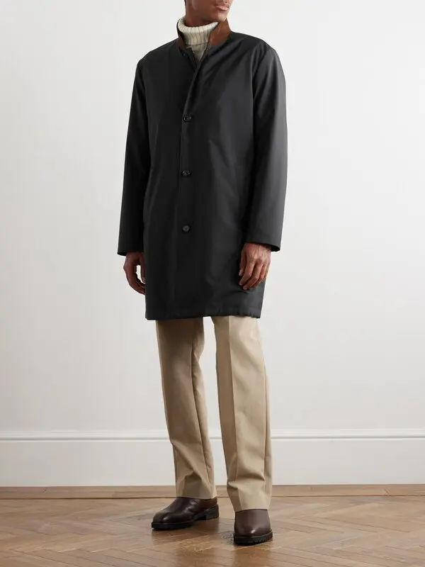 Loro Piana Sebring Windmate Car Coat - Black