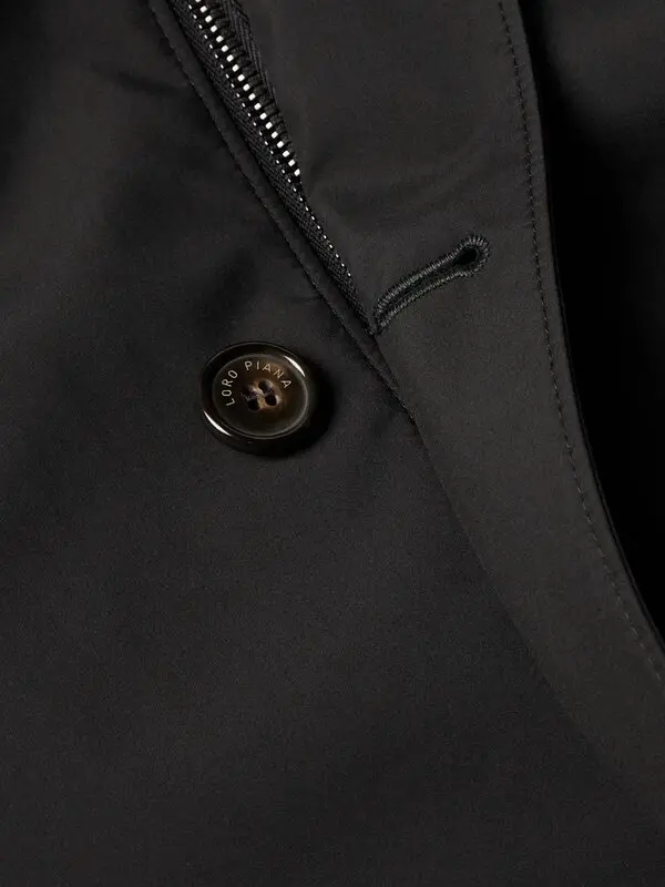 Loro Piana Sebring Windmate Car Coat - Black